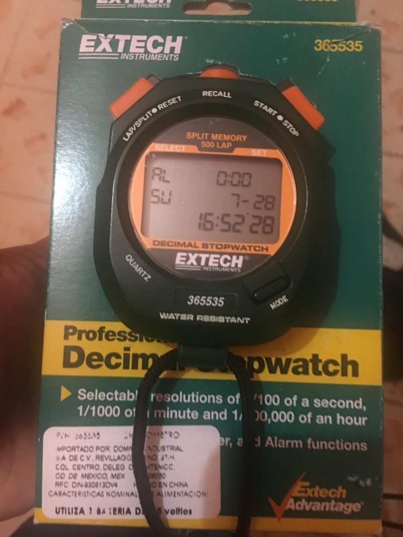 Cronometro Stopwatch Extech 365535 - DAHECINST